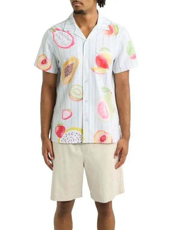 MAVRANS Freshly Picked Weekend Camp Shirt - Blue