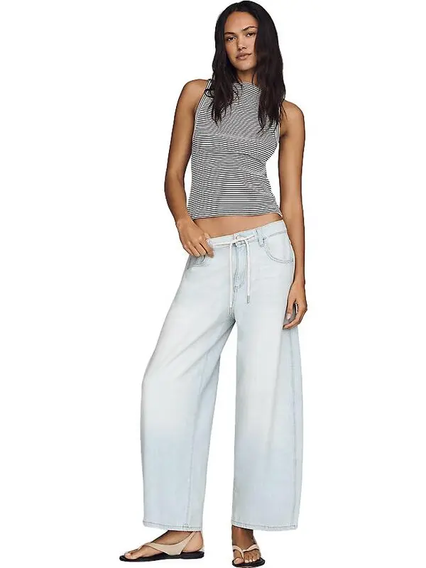 DL1961 Taylor Petite Barrel Jeans - Poolside Aura