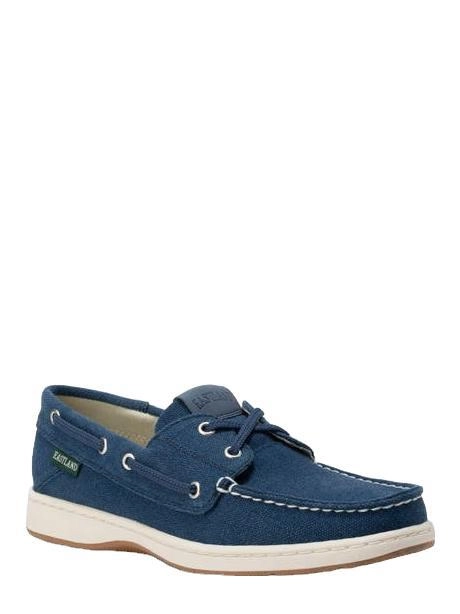 Eastland Canvas Moc Toe Boat Shoe - Navy
