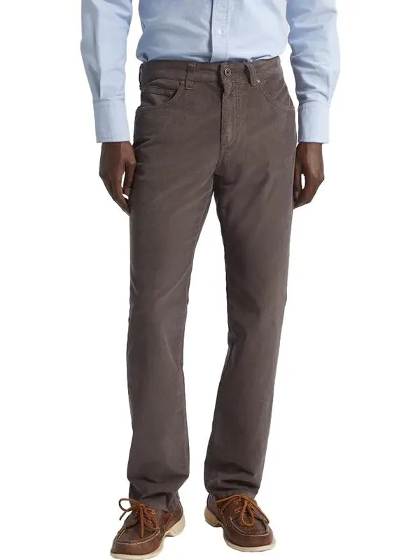 Boglioli Five-pocket Stretch Corduroy Pants - Brown