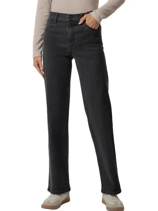 Kut From The Kloth Avery High Waist Straight Leg Jeans - Black