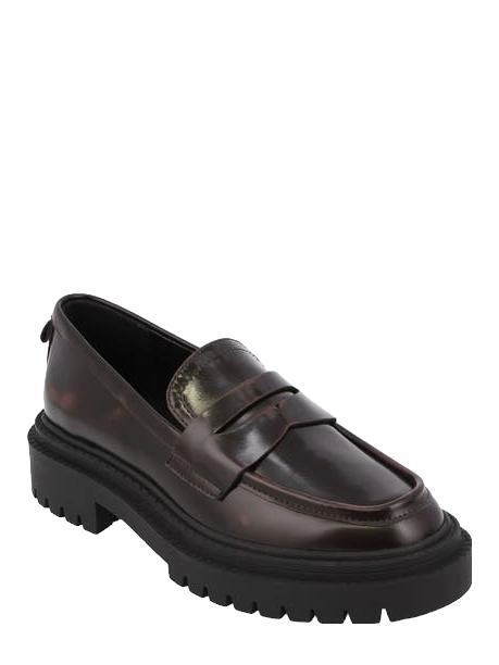 Mia Henrik Platform Penny Loafer - Wine