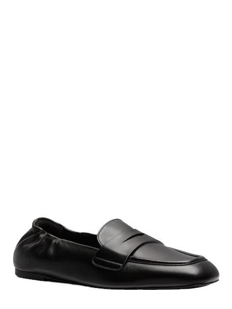 STUART WEITZMAN Bryant Leather Loafer - Black