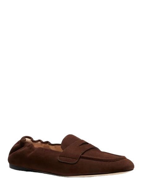 STUART WEITZMAN Bryant Leather Loafer - Walnut