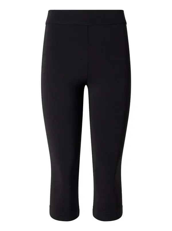 Dolce & Gabbana Crepe High-rise Straight-leg Capri Pants - Black
