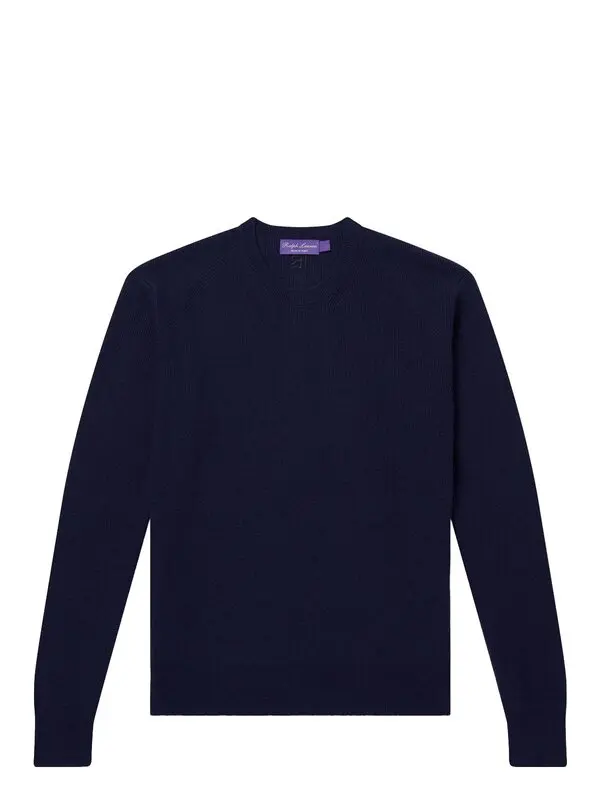 Ralph Lauren Purple Label Cashmere Sweater - Blue