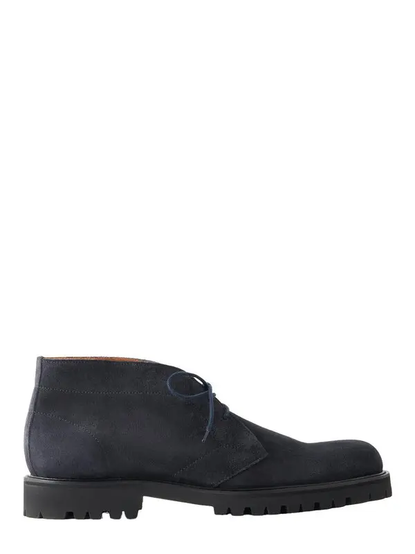 Mr P. Suede Desert Boots - Blue