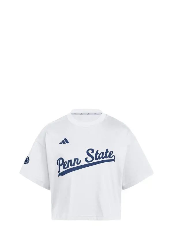 Adidas Penn State Cropped Jersey - White