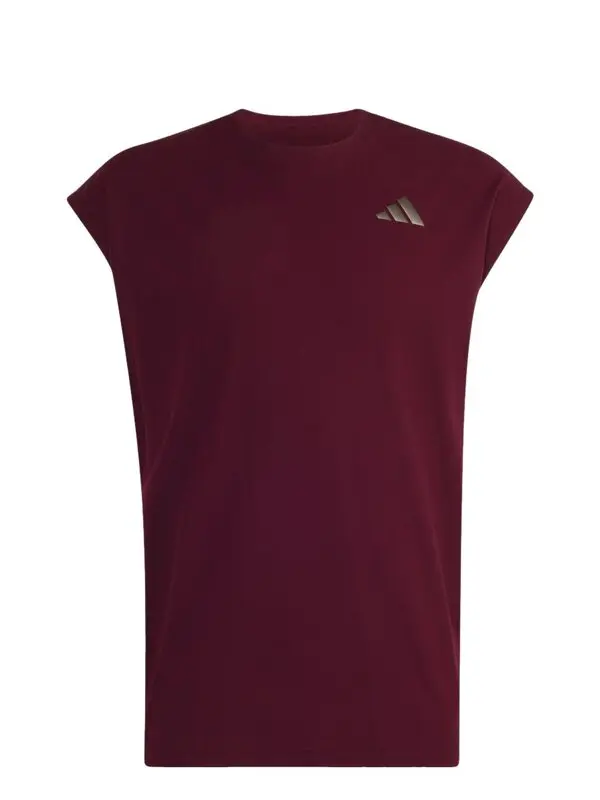 Adidas Climacool+ Oversized Sleeveless T-shirt - Maroon