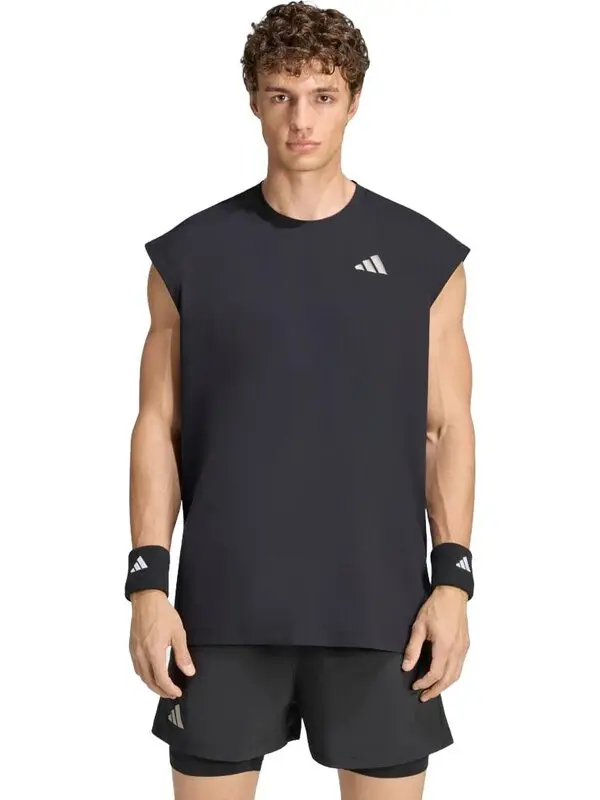 Adidas Tennis Climacool+ Oversized Sleeveless T-shirt - Black