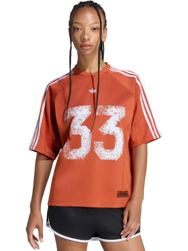 Adidas Originals Jersey Top - Vermillion