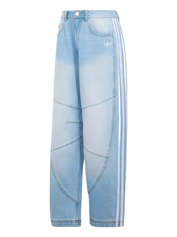 Adidas Originals Denim Barrel Pants - Light Blue