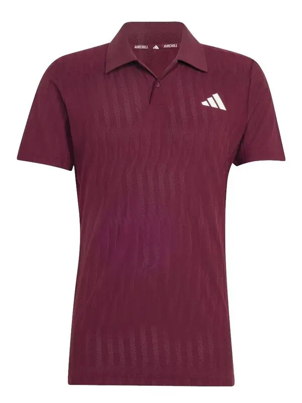Adidas Tennis Climacool+ Airchill Freelift Polo Shirt - Maroon