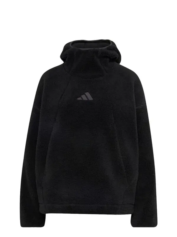 Adidas Xploric Climawarm High Pile Hoodie - Black