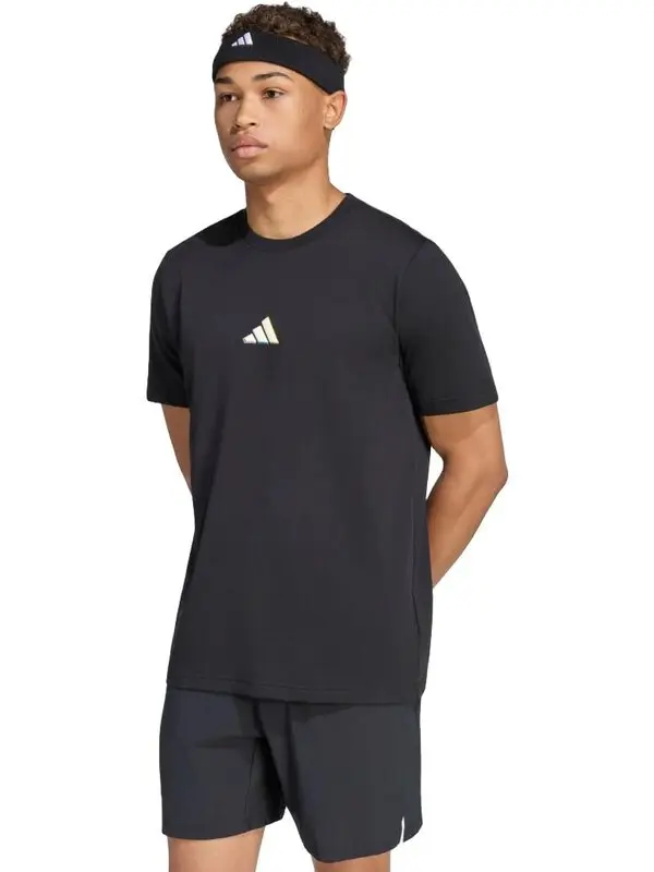 Adidas Tennis Us Graphic T-shirt - Black