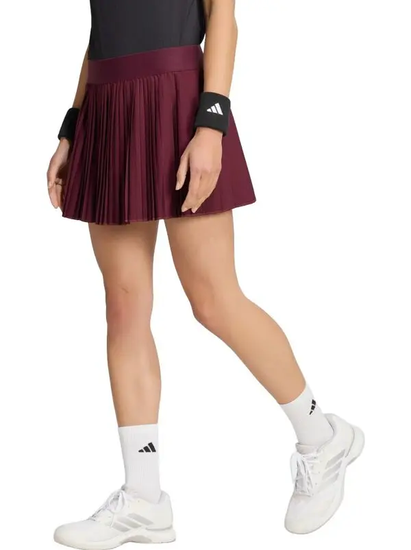 Adidas Club Pleated Tennis Skirt - Maroon