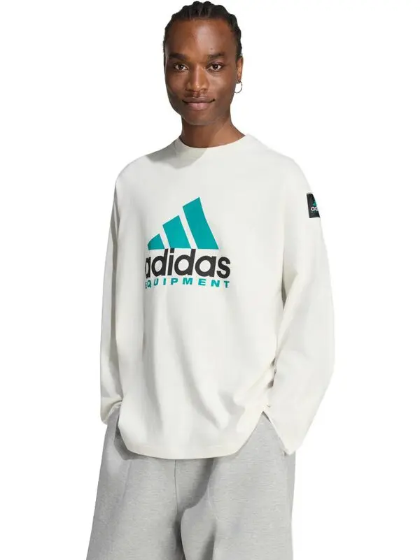 Adidas Equipment Essentials Long Sleeve Tee - Cloud White