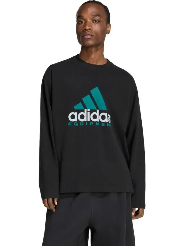 Adidas Equipment Essentials Long Sleeve T-shirt - Black
