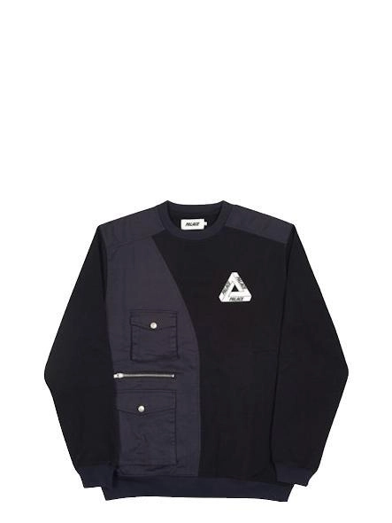 PALACE Patchwork Crew - Black