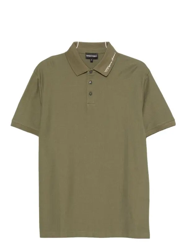 Emporio Armani Short-sleeved Polo Shirt - Green