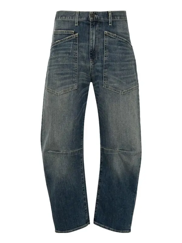 NILI LOTAN Belt-loop Jeans - Black