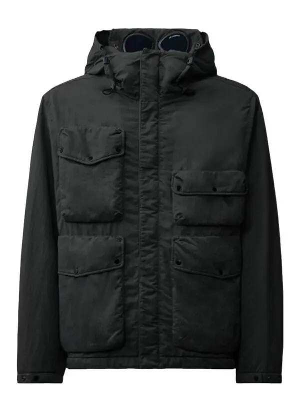C.P. COMPANY Goggles Multi-pocket Jacket - Black