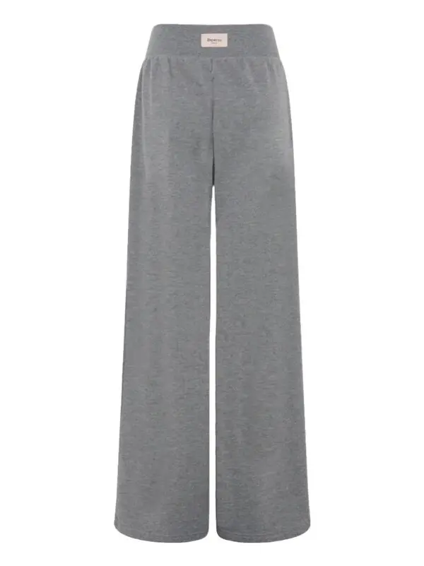 Repetto High-waist Wide-leg Track Pants - Light Gray