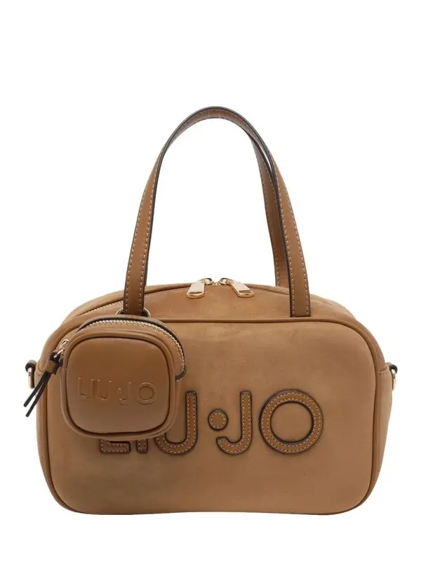 Liu Jo Logo Shoulder Bag - Beige
