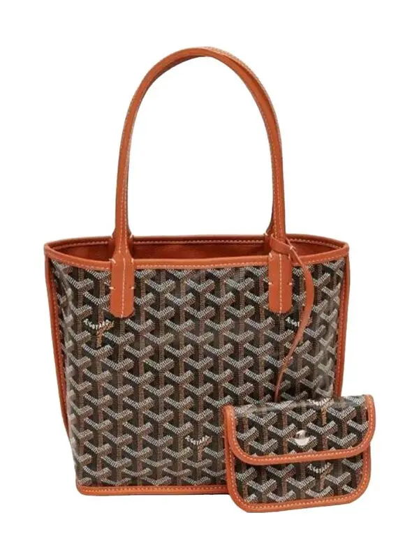 Goyard Logo Detail Tote With Pouch - Multicolor