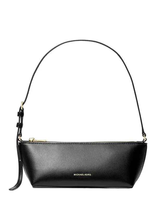 Michael Kors Laila Small Leather Pochette - Black
