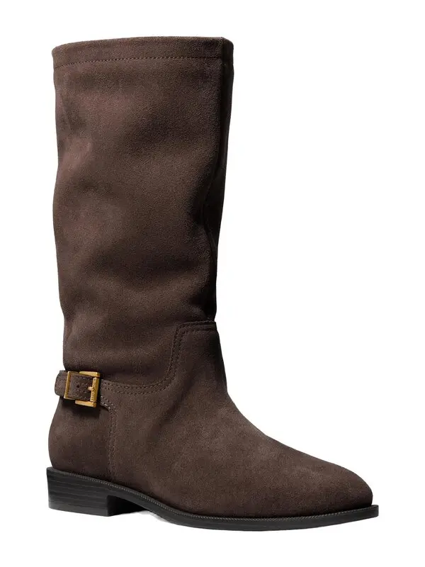 Michael Kors Harleigh Suede Pull-on Boots - Brown