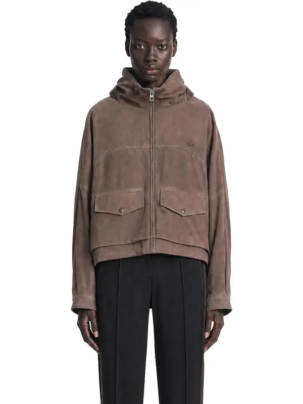 Loewe Suede Goatskin Jacket - Brown