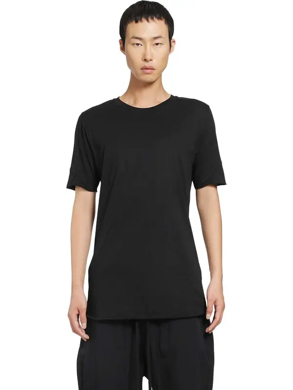 THOM KROM Cotton Jersey T-shirt - Black