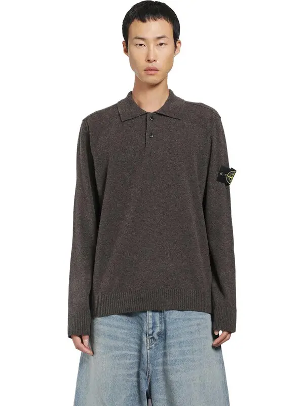 Stone Island 5100018 Loose Fit Polo Shirt - Grey