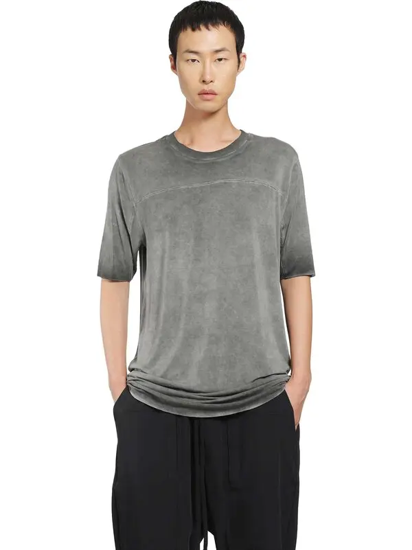 THOM KROM Viscose Jersey T-shirt - Grey