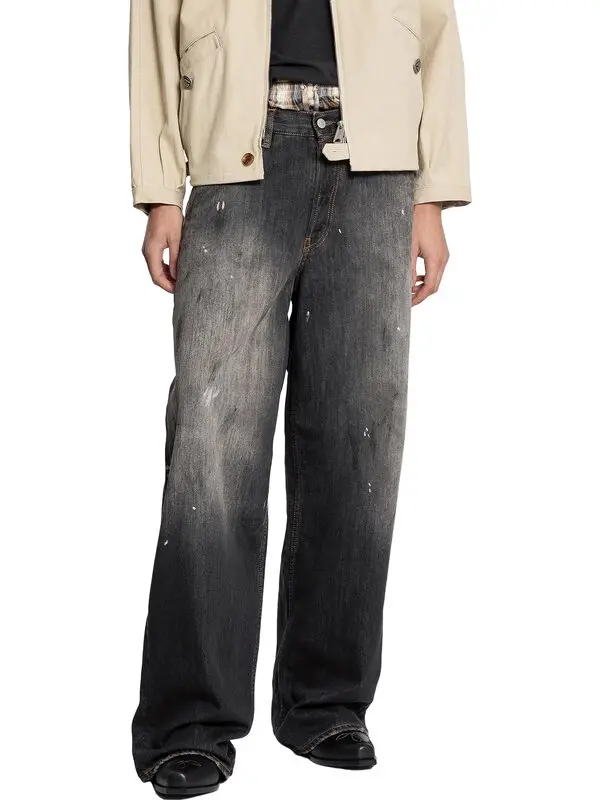 Acne Studios Loose Fit Jeans - Black