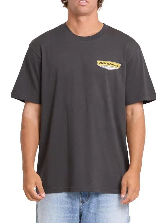 BILLABONG Snatch Premium Graphic T-shirt - Raven