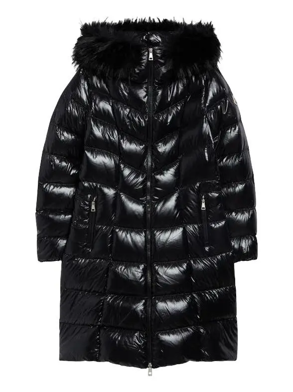 Moncler Fulmarusse Quilted Down Coat - Black