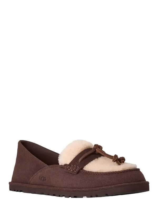 UGG Zora Loafer With Shearling Lining - Burnt Cedar