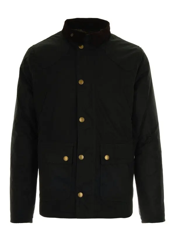 Barbour Waxed Cotton Field Jacket - Sage