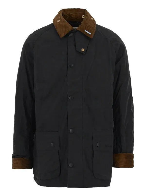 Barbour Waxed Cotton Field Jacket - Sage