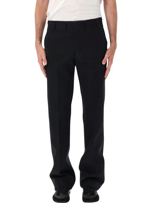 Prada Tailored Wool Trousers - Nero
