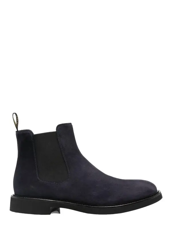 DOUCAL'S Suede Chelsea Boots - Navy