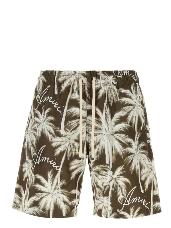 Amiri Printed Polyester Swimming Shorts - Multicolor