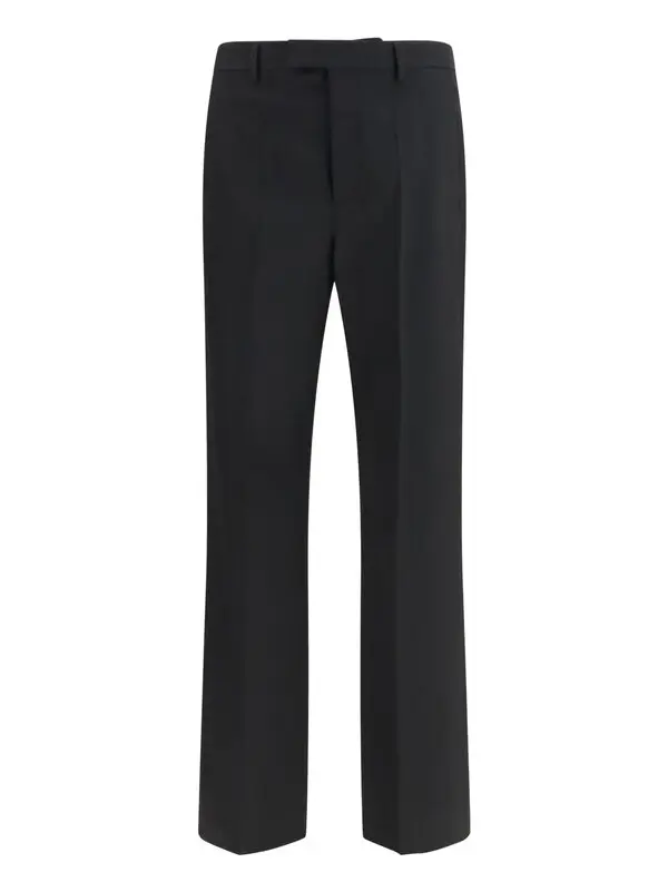 Valentino Garavani Wool Tailored Pants - Black