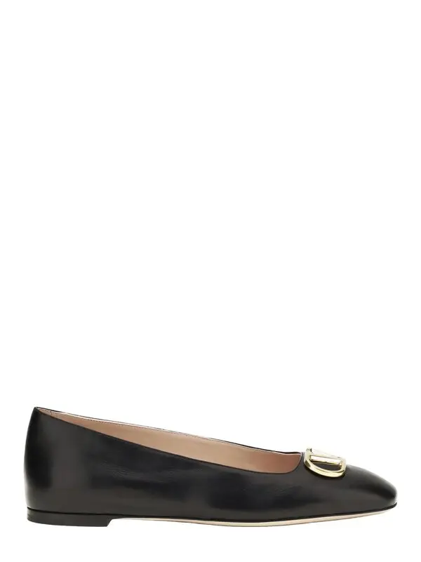 Valentino Garavani Vlogo Signature Ballerinas - Black