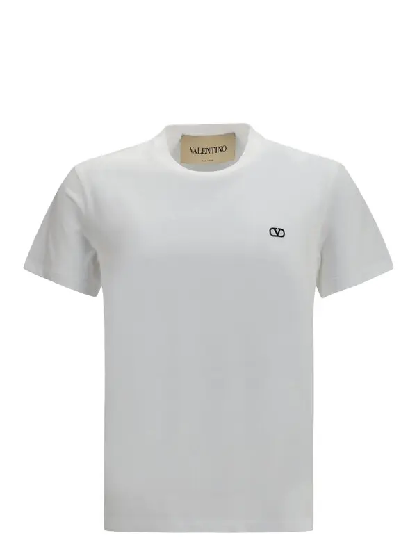 Valentino Garavani Cotton Vogo T-shirt Mae - White
