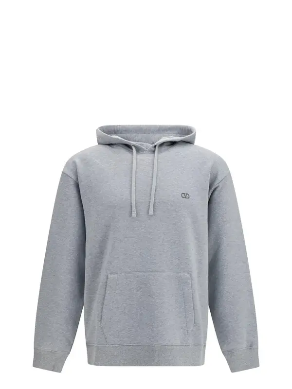 Valentino Garavani Vlogo Ignature Hoodie - Grey