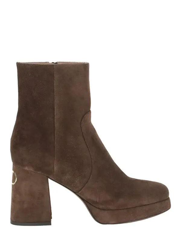 Valentino Garavani Platform Ankle Boots - Brown