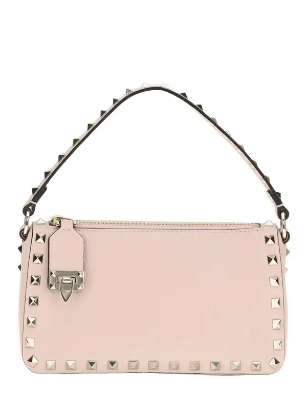 Valentino Garavani Rockstud Leather Shoulder Bag - Pink